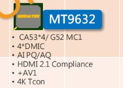 MT9632/MT9630安卓智能电视方案芯片介绍